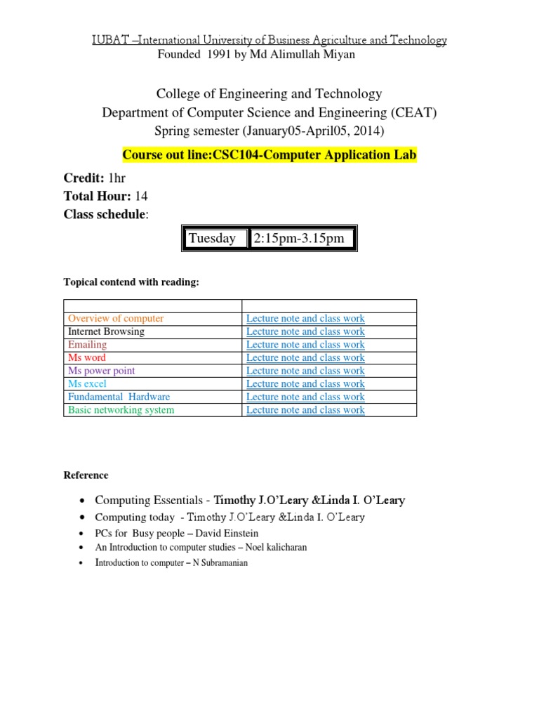 Assignment CSC 104 | PDF | Computers | Technology & Engineering