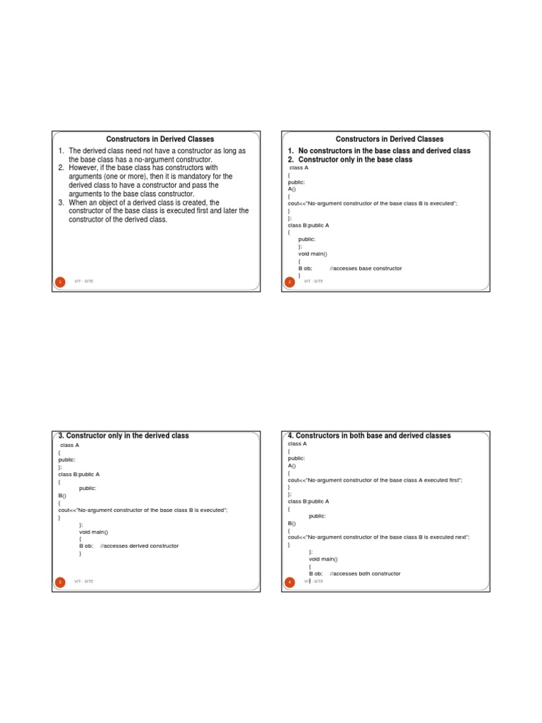 Constructors Pdf Constructor Object Oriented Programming Programming