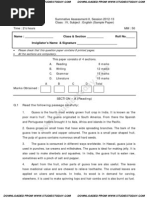 ICSE Class 4 Maths Sample Paper | PDF | Fraction (Mathematics) | Numbers