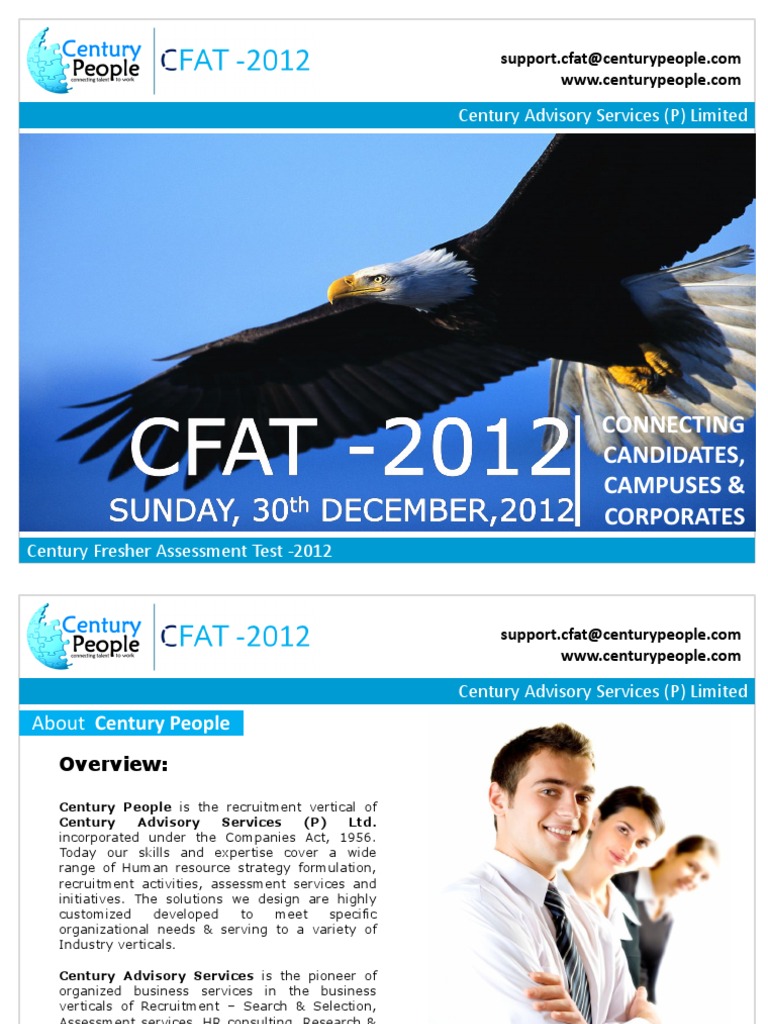 Cfat Brochure - Candidate | PDF | Test (Assessment) | Educational ...