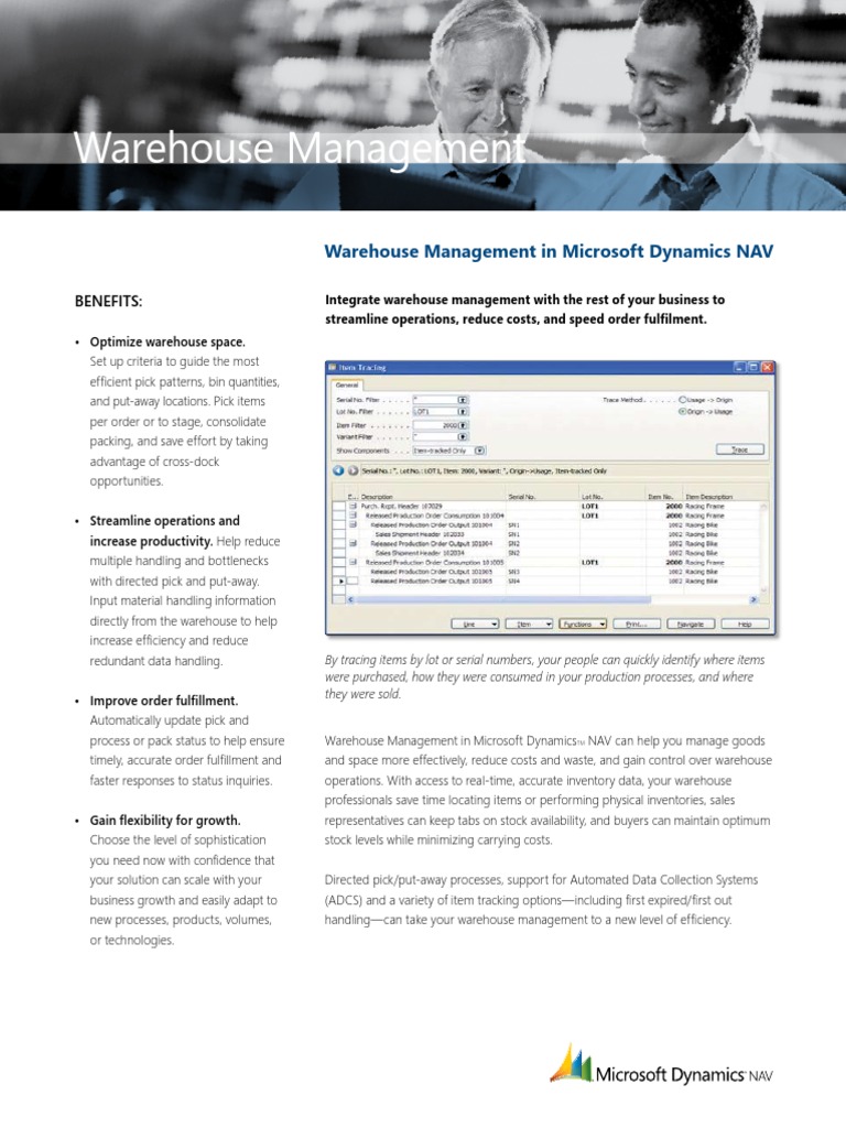 1 NAV Warehouse Management NAV | PDF | Warehouse | Inventory