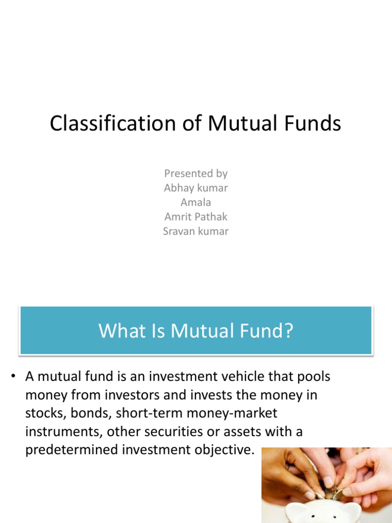 Classification of Mutual Funds | PDF | Mutual Funds | Securities (Finance)