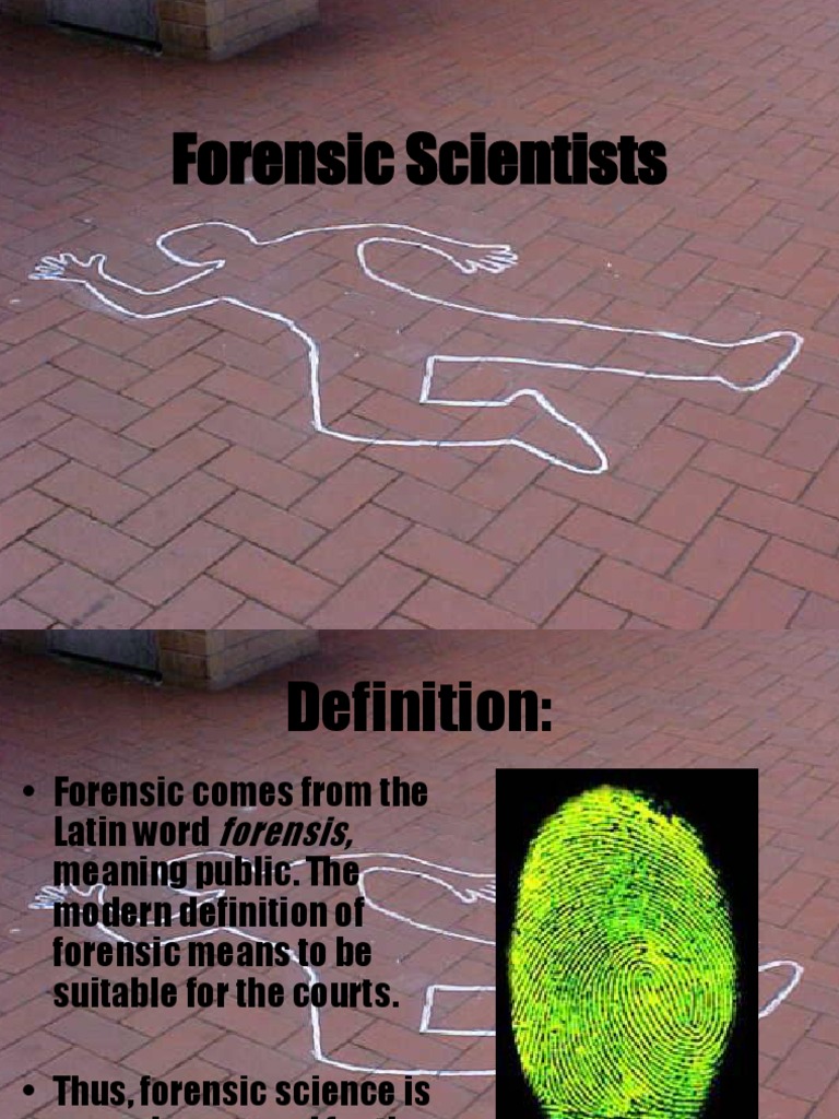 Forensic Scientists | PDF | Forensic Science | Pathology