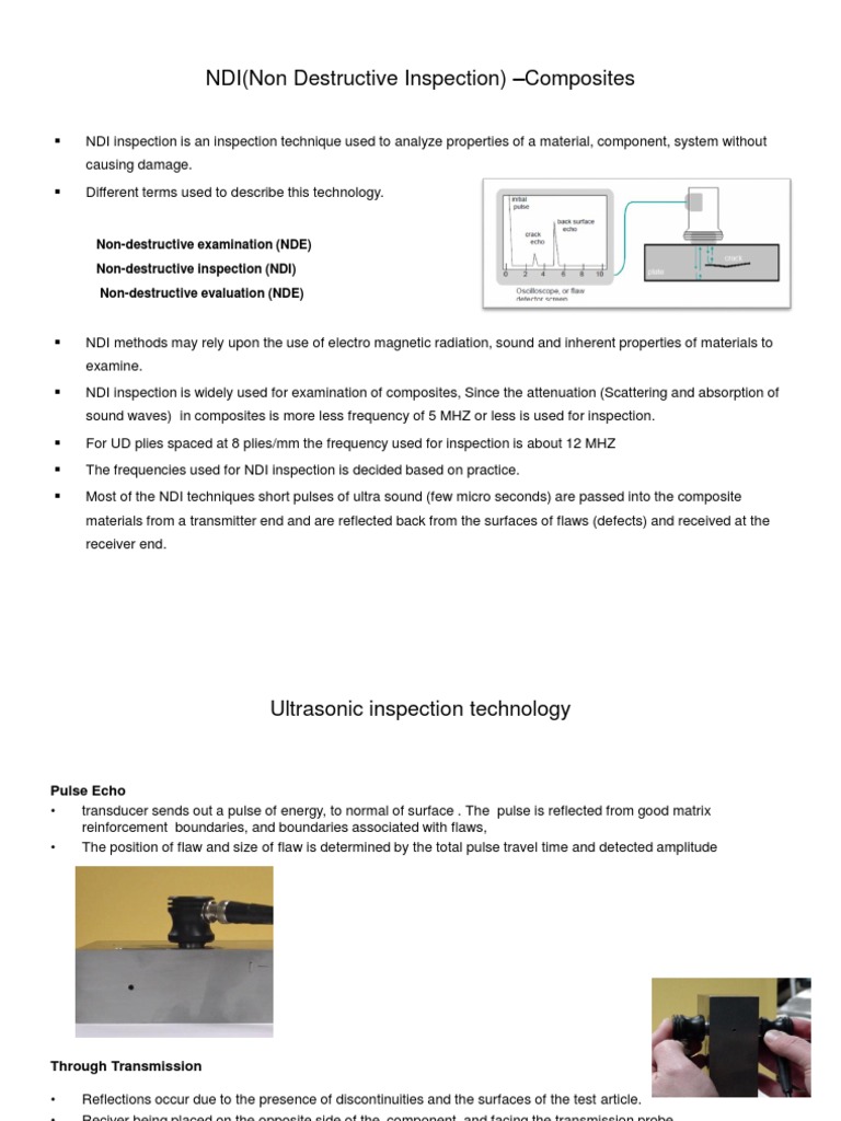 NDI equipment | Nondestructive Testing | Physics & Mathematics