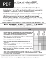 Adult ADHD Self Report Scale PDF | PDF | Attention Deficit ...