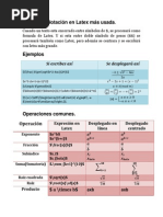 Símbolos Matemáticos en LaTeX | PDF