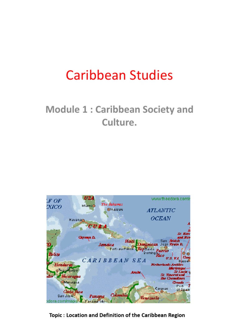 Caribbean Studies (1) - Location of The Caribbean | PDF | Caribbean ...