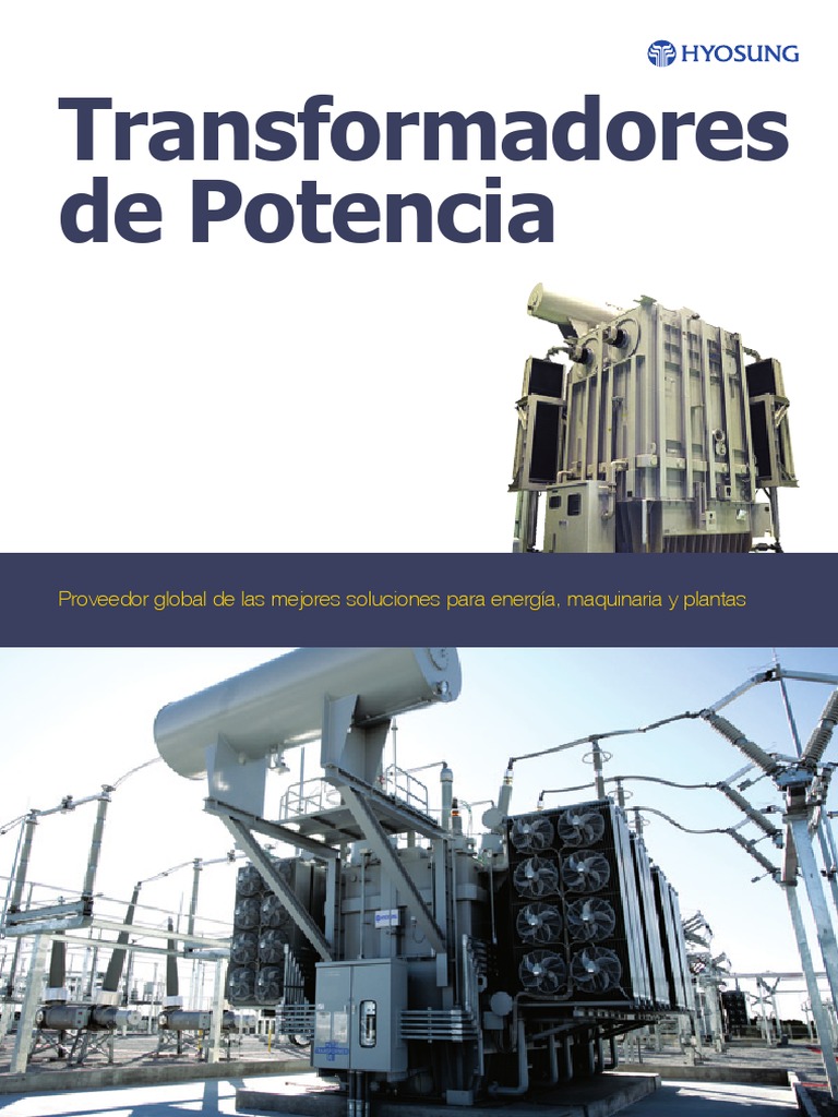 Power Transformer Catalog Spanish June2011 | PDF | Transformador ...