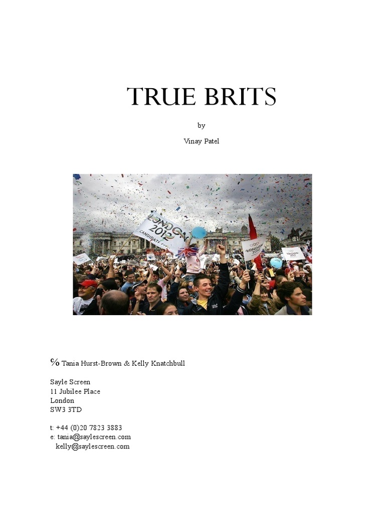 True Brits Pre-Rehearsal Draft | PDF