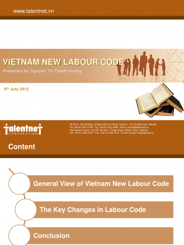 Vietnam New Labour Code | Employment | Labour Law