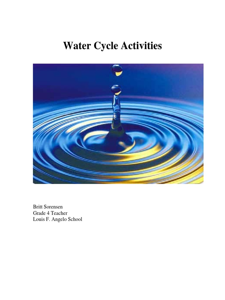Grade 4 Science Water Cycle 2 | PDF | Water Cycle | Evaporation