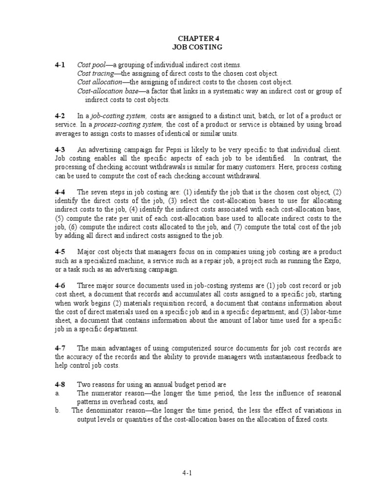 Hca14 SM Ch04 | PDF | Cost Of Goods Sold | Business Process Management