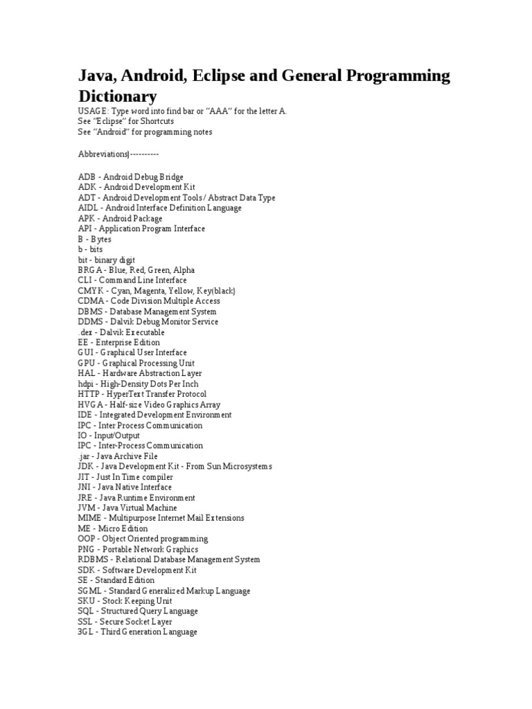 Programming Definition | Download Free PDF | Subroutine | Data Type