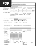 Break in Service Form PF | PDF