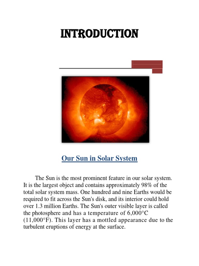 The Sun and Solar Energy: A Comprehensive Overview of Our Star and its ...