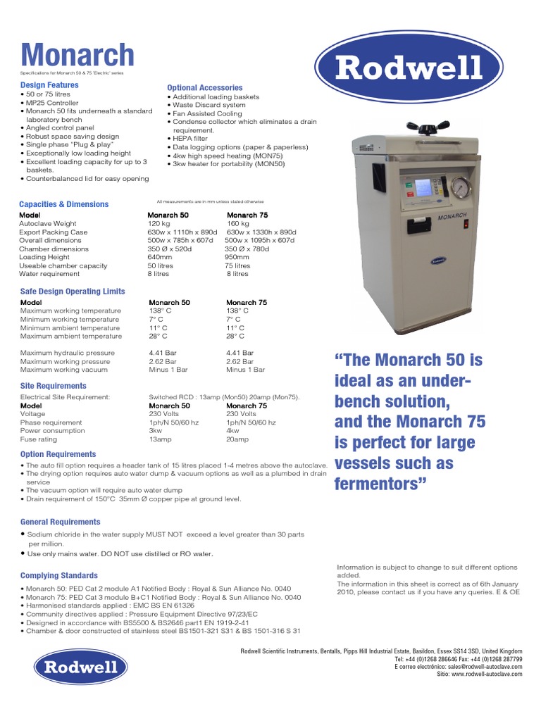 Monarch | PDF | Vacuum | Hvac