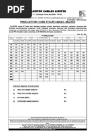 Polycab Cable Price List 1 2011 | PDF | Coaxial Cable | Insulator ...