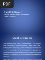 SOCIAL INTELLIGENCE - The New Science of Human Relationships | PDF
