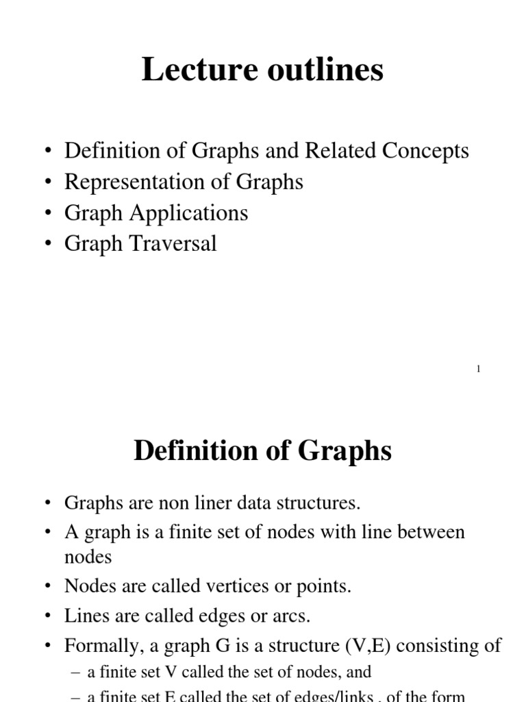 DataStructure - Graphs | PDF | Vertex (Graph Theory) | Combinatorics