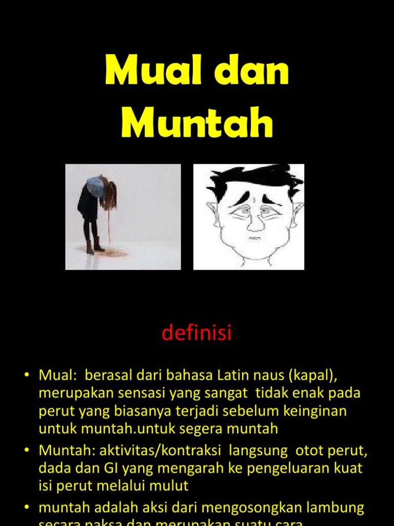 Definisi dan Etiologi Mual Muntah | PDF | Pengembangan Diri | Sains ...