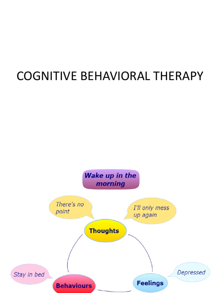 Understanding Cognitive Behavioral Therapy | PDF | Cognitive Behavioral ...