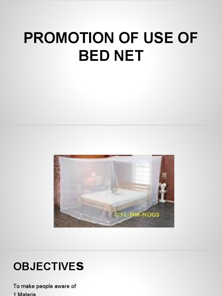 Use of Bed Net Promotion | PDF
