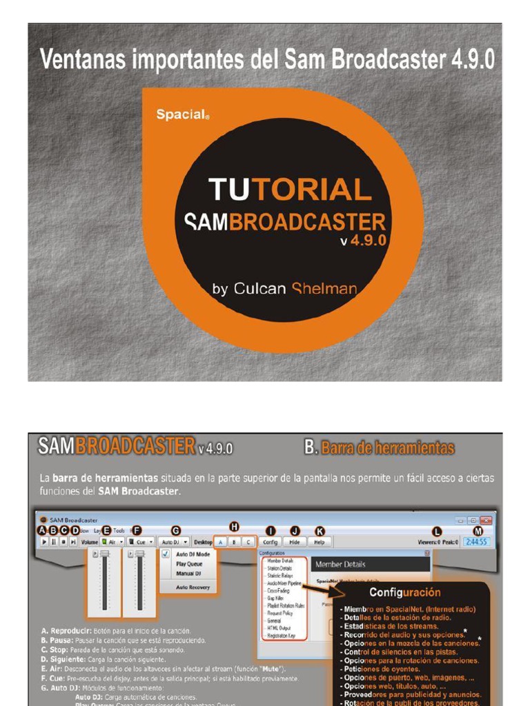 Tutorial Sam Broadcaster 4 | PDF