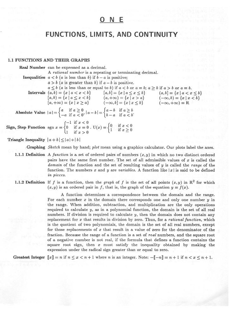 The Calculus 7 - Louis Leithold Soulution Set | PDF