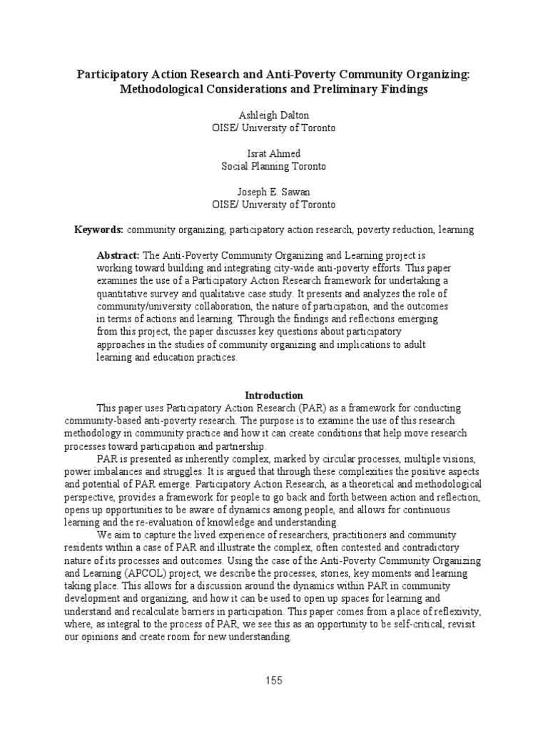 copar | Participatory Action Research | Action Research