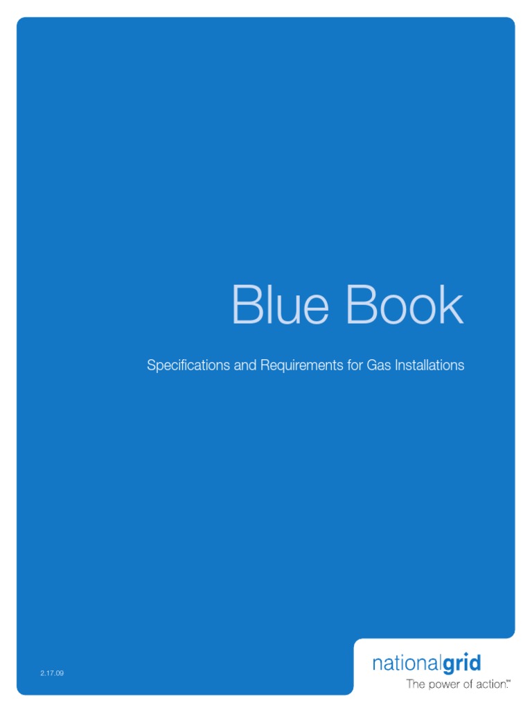 National Grid Blue Book 2009 | PDF | Natural Gas | Pipe (Fluid Conveyance)