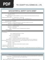 MSDS Bowl Getter Cleaner | PDF | Water | Chemistry