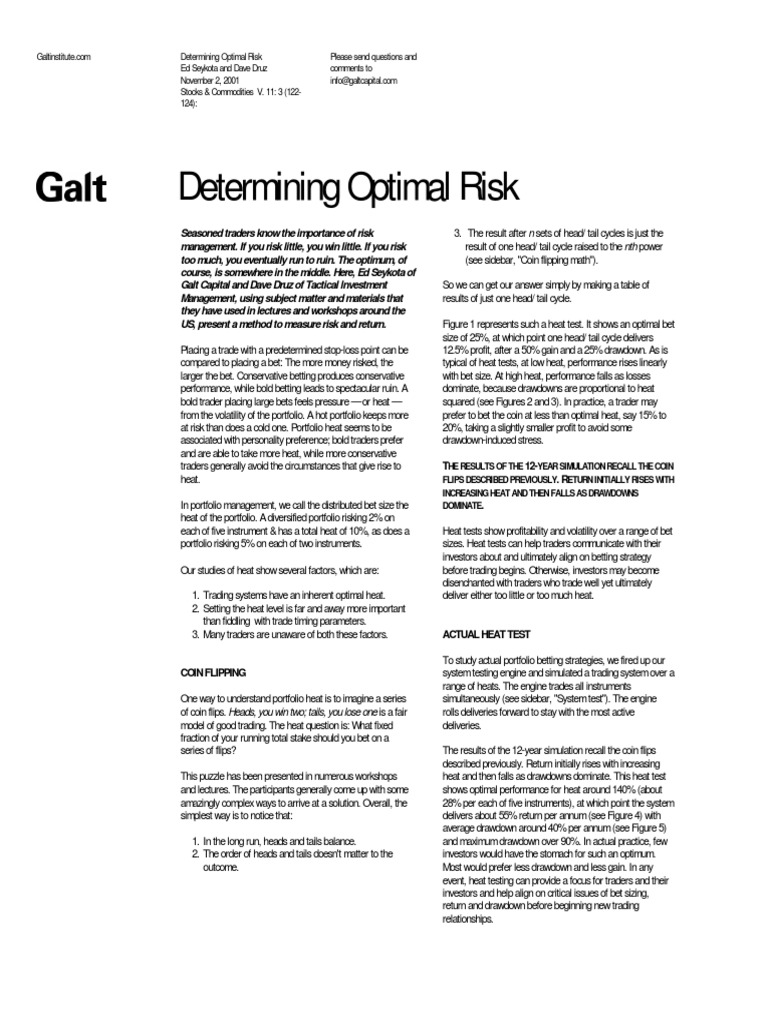 Mastering Optimal Active Risk | PDF | Finance & Money Management