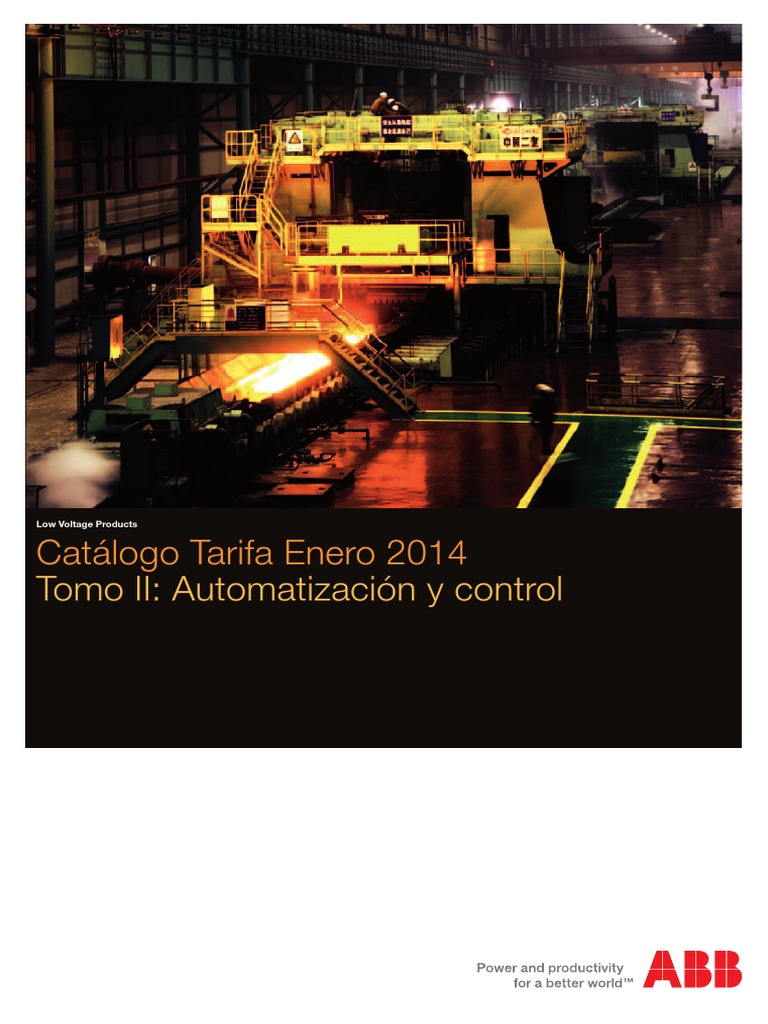 Abb Niessen Catálogo Tarifa 2014 Tomo Ii Automatización y Control | PDF ...