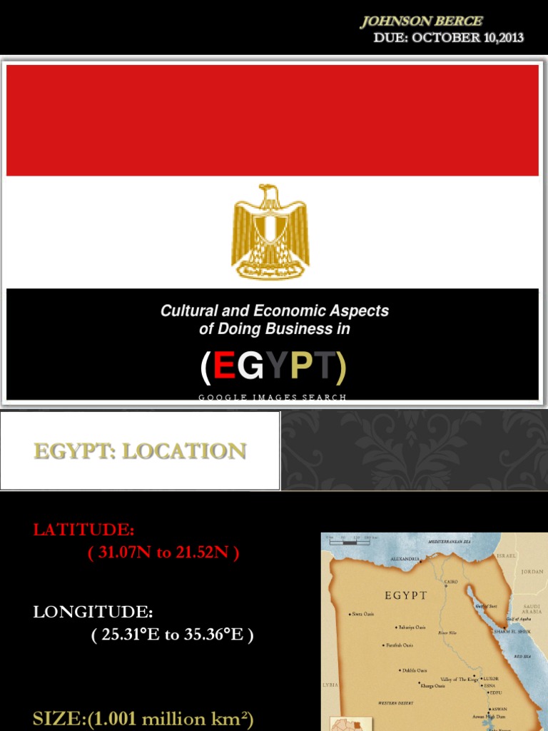 International Business Presentation Egypt | PDF | Mohamed Morsi | Egypt