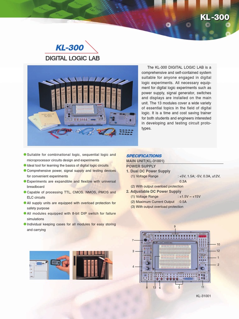 KL 300 | PDF | Logic Gate | Power Supply
