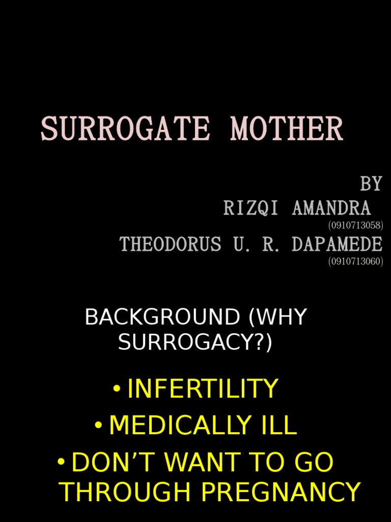 Surrogate Mother (Negative Side) | PDF | Surrogacy | Mother