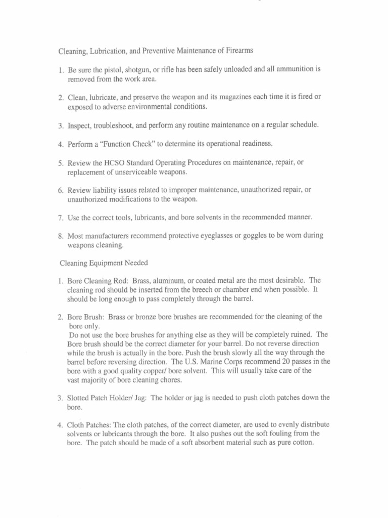 Weapon Maintenance | PDF | Revolver | Cartridge (Firearms)