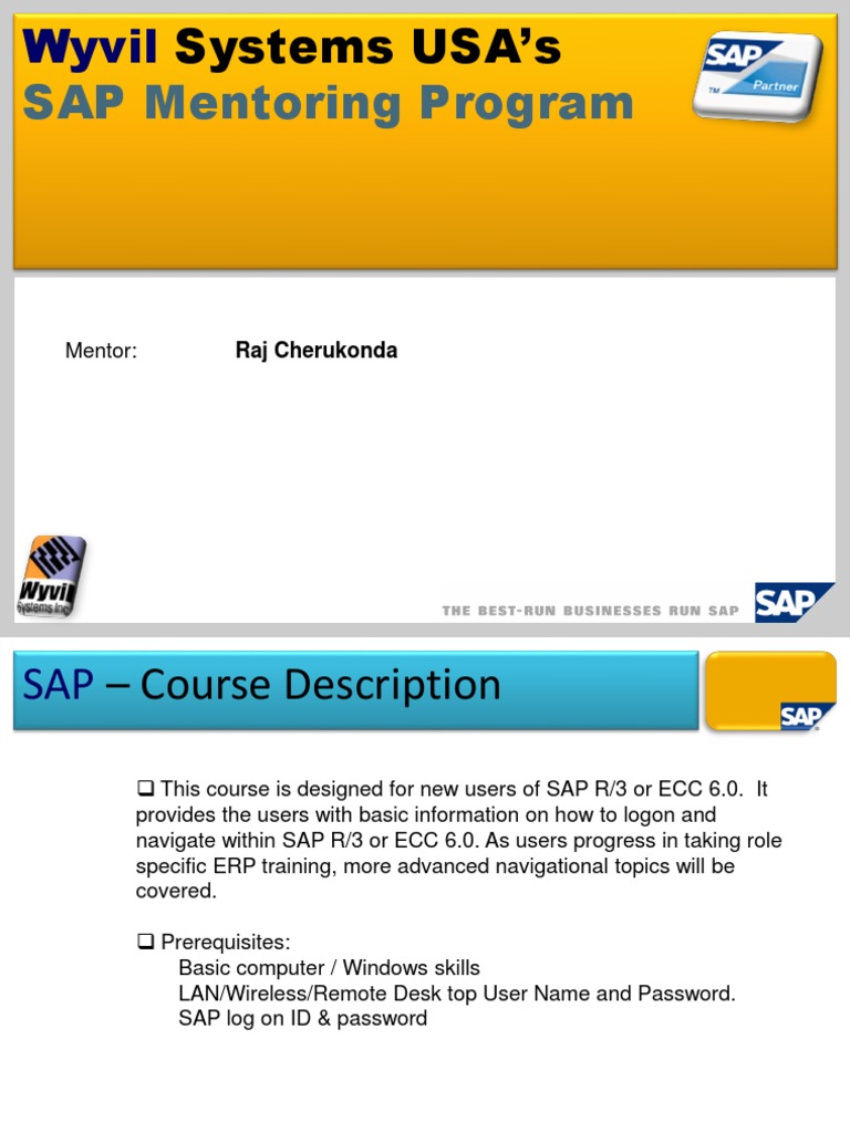 SAP Navigation | PDF | Menu (Computing) | Software
