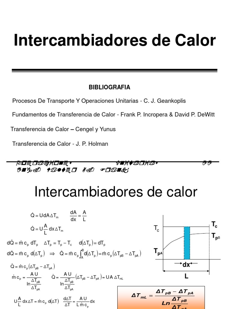 Tema 7 - Intercambiadores de Calor | PDF | Intercambiador de calor | Convección