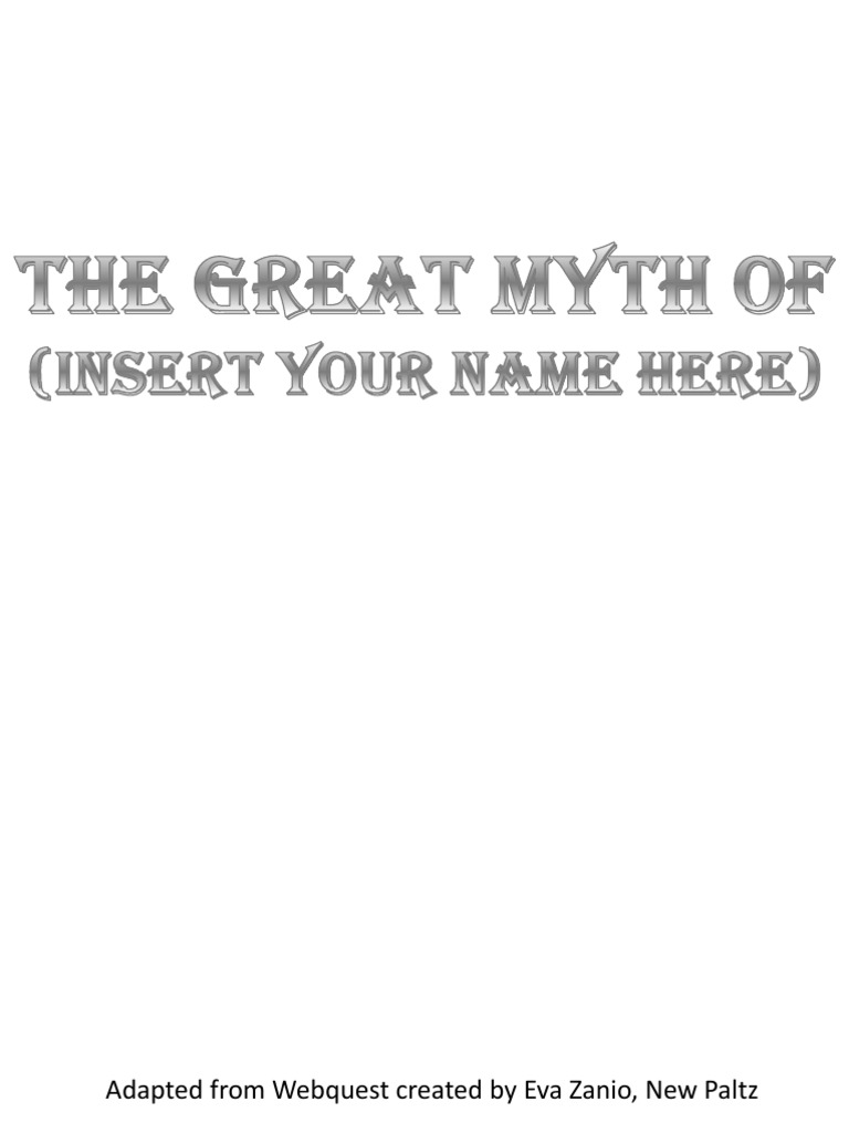 Greek Mythology Project Overview | PDF | Greek Mythology | Narrative