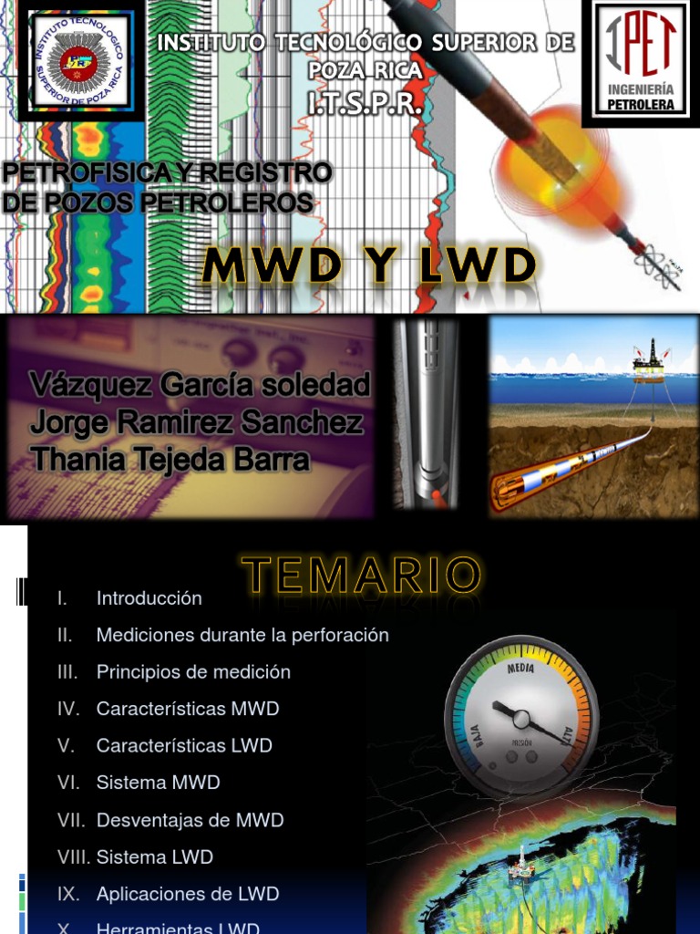 MWD y LWD Petro | PDF | Herramientas | Sensor