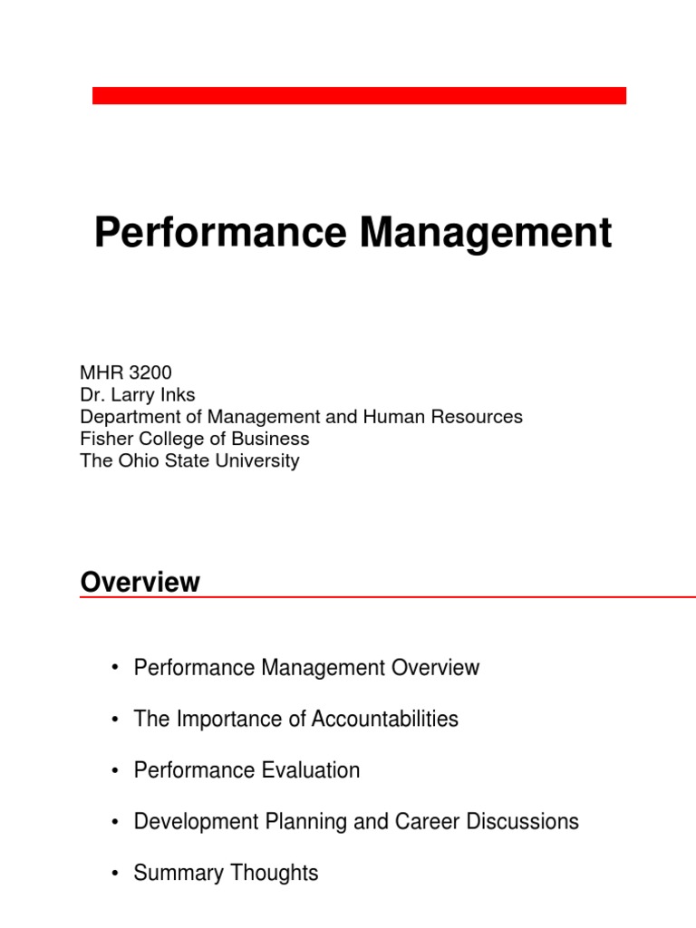 12 Performance Management | PDF | Performance Management | Performance ...