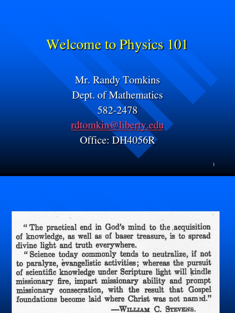 Physics 101 Chapter 1 and Intro | PDF | Scientific Method | Science
