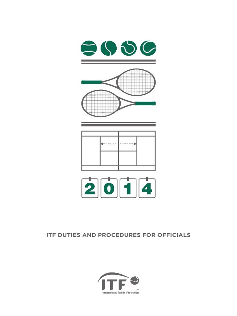 Itf Tennis | PDF | Referee | Sports