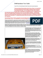 Egg Incubator User Manual PDF | PDF
