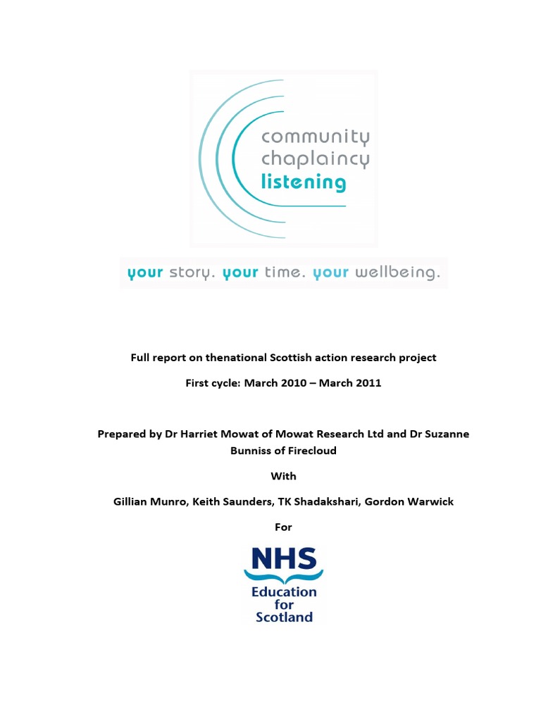 Community Chaplaincy Listening | PDF | General Practitioner | Chaplain