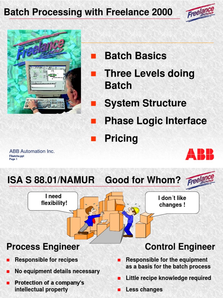 Batch Basics Three Levels Doing Batch System Structure Phase Logic ...