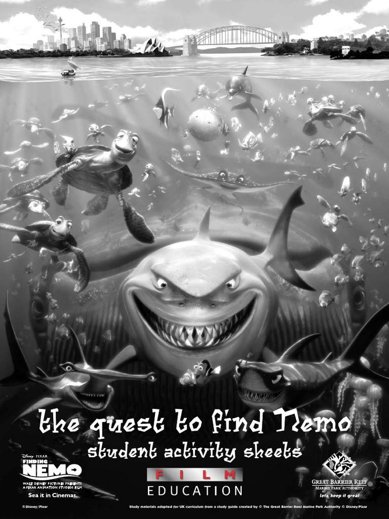 F Nemo Study Sheets | PDF | Coral Reef | Reading Comprehension