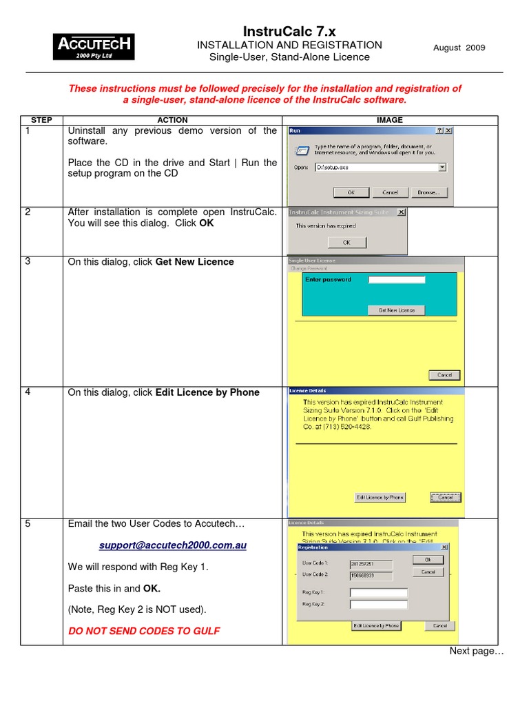 InstruCalc 7.x Installation Guide | PDF | Business