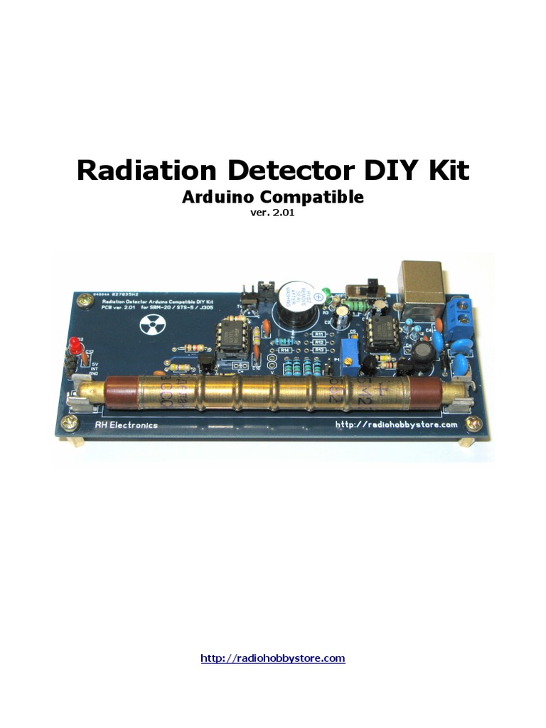 DIY Geiger Counter Radiation Detector Kit Ver.2 | PDF | Vacuum Tube ...